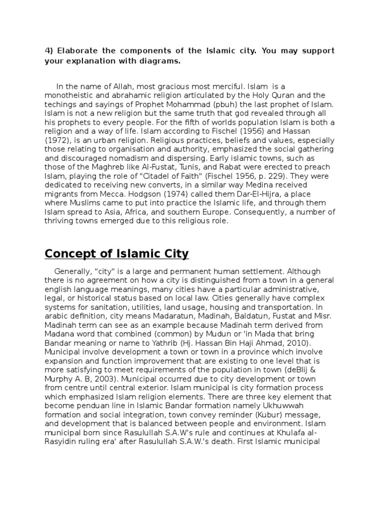 Islamic Planning | PDF | Mosque | Muhammad