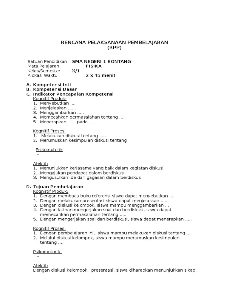 Draft RPP Gallery Walk | PDF | Karier & Perkembangan | Seni