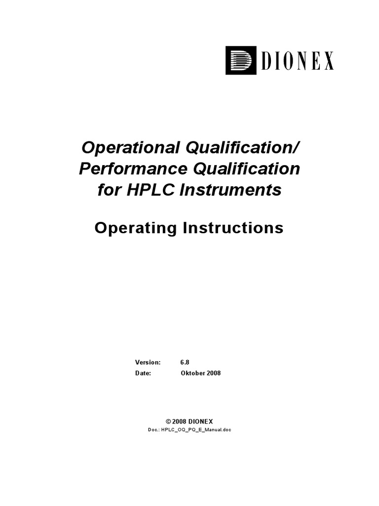 HPLC Qualification L 16 | PDF | Accuracy And Precision | Specification ...