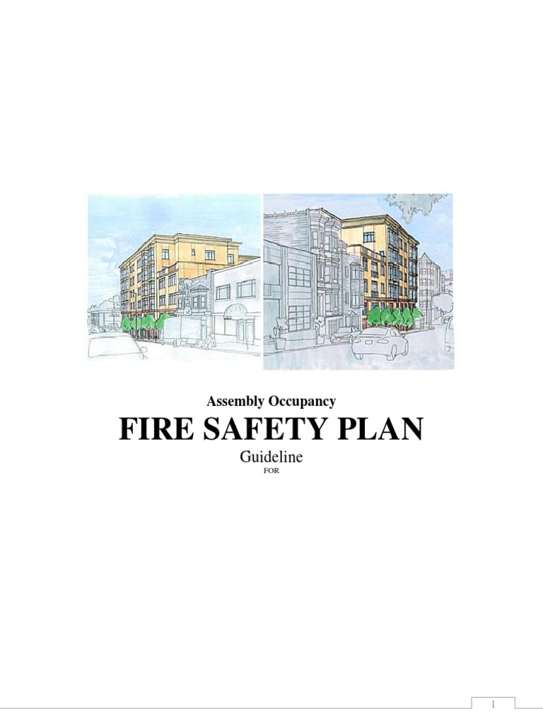 Fire Safety Plan - Assembly Occupancy | PDF | Fire Safety | Firefighting