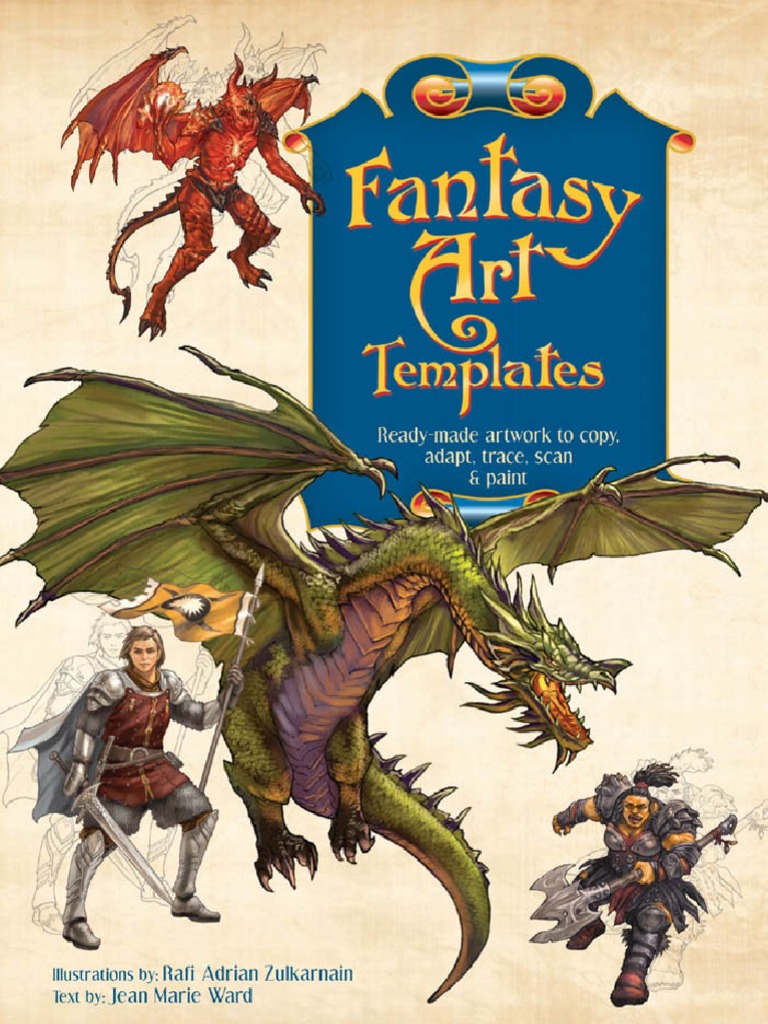 FantacyArtTemplates 2017 | PDF | 3 D Modeling | Texture Mapping