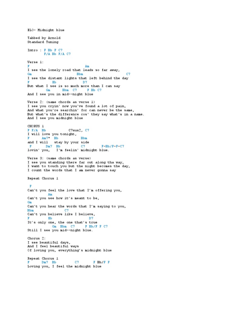 Daddy Chords 11716 | PDF