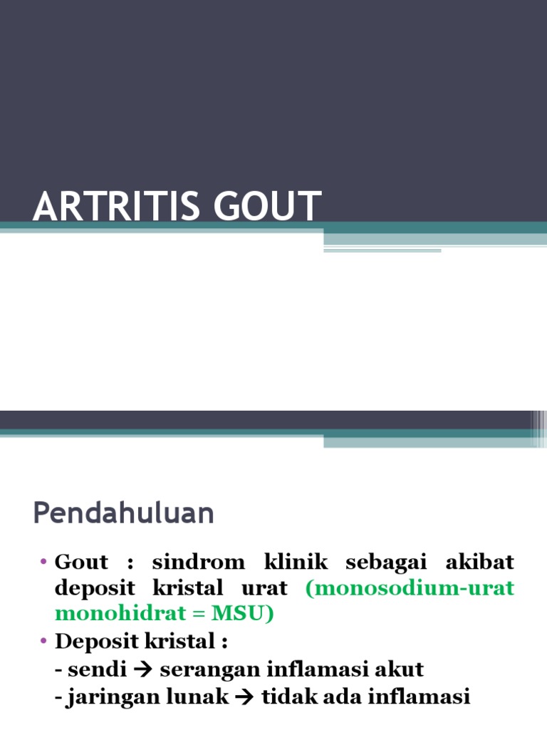 Artritis Gout | PDF
