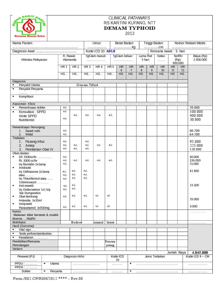 CP Demam Tifoid | PDF