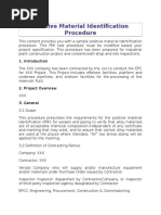 PMI Procedure | PDF | Construction | Welding
