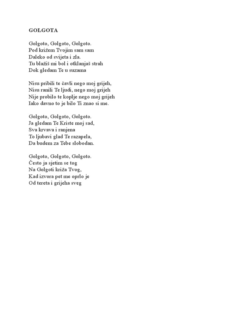 GOLGOTA | PDF