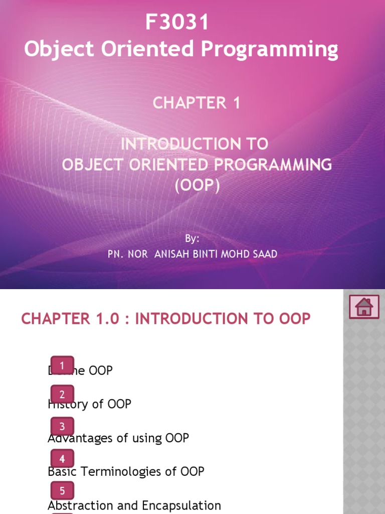 Pengenalan kepada OOP dan Interface | PDF | Object Oriented Programming | Object (Computer Science)