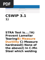 Cwi Exam With Answer (103 Questions) | PDF | Welding | Construction
