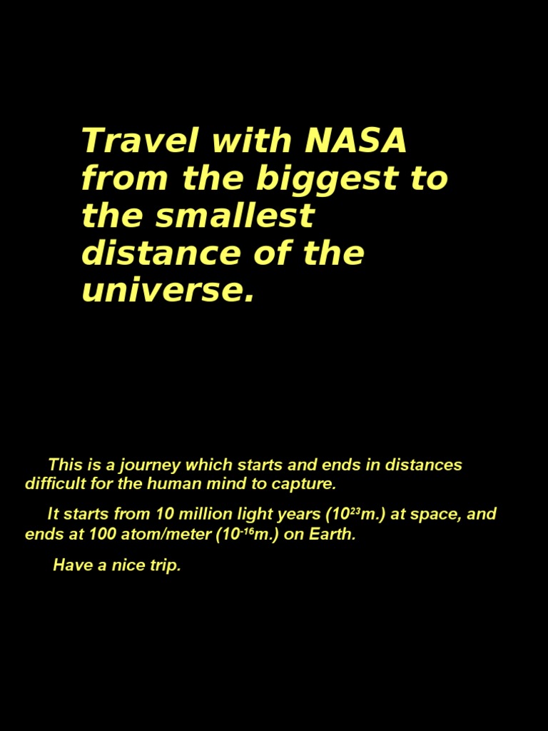 Journey Through Space and Scale | PDF | Sun | Solar System