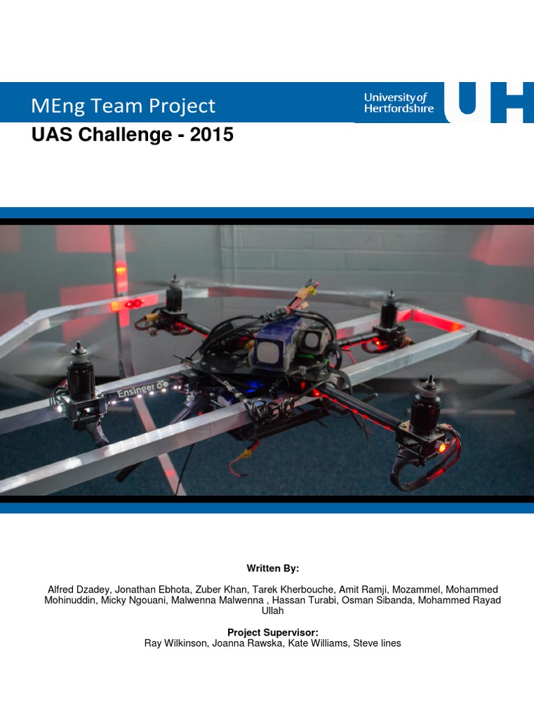 MEng UAS Challenge - Quad-Rotor CDR PDF | PDF | Stress (Mechanics ...