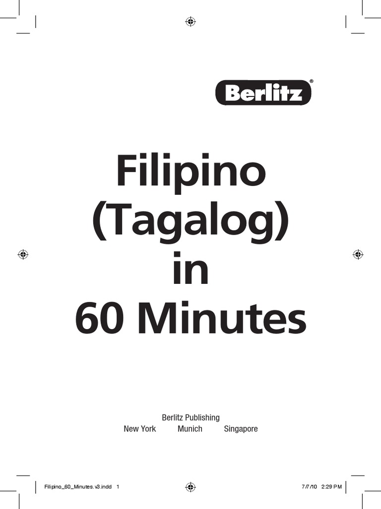 Filipino (Tagalog) in 60 Minutes | PDF | Business