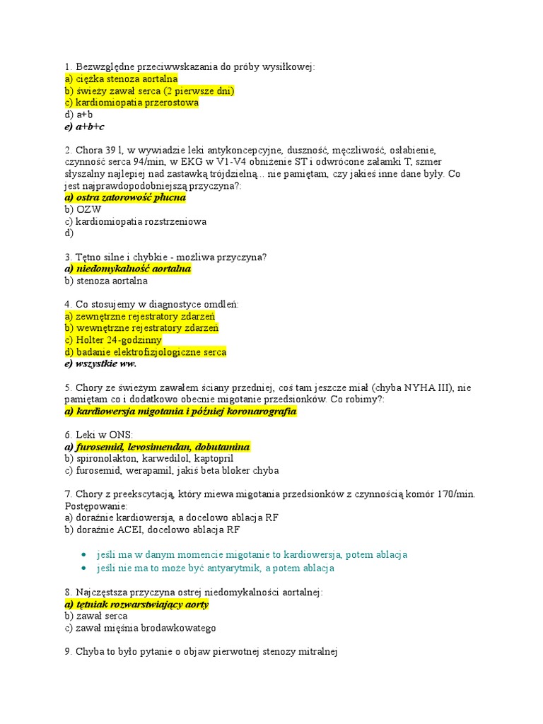 Questions About Heart | PDF