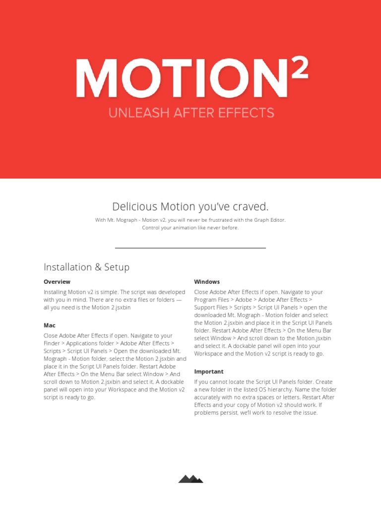 Motion v2 - READ ME PDF | PDF | Mac Os | Finder (Software)