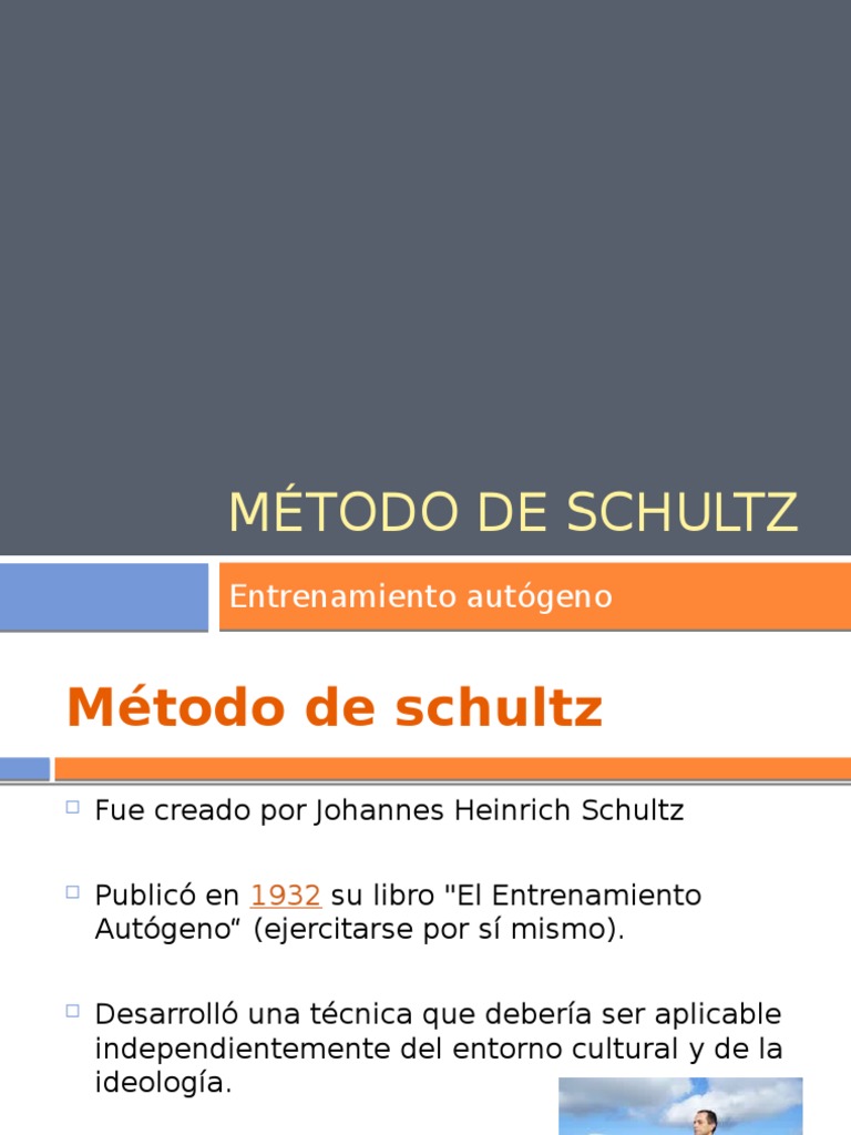 Método de Schultz: Entrenamiento Autógeno | PDF | Especialidades ...