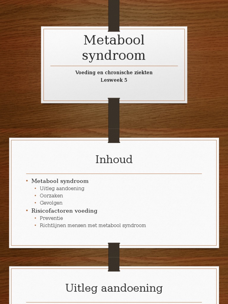 Metabool Syndroom Powerpoint | PDF