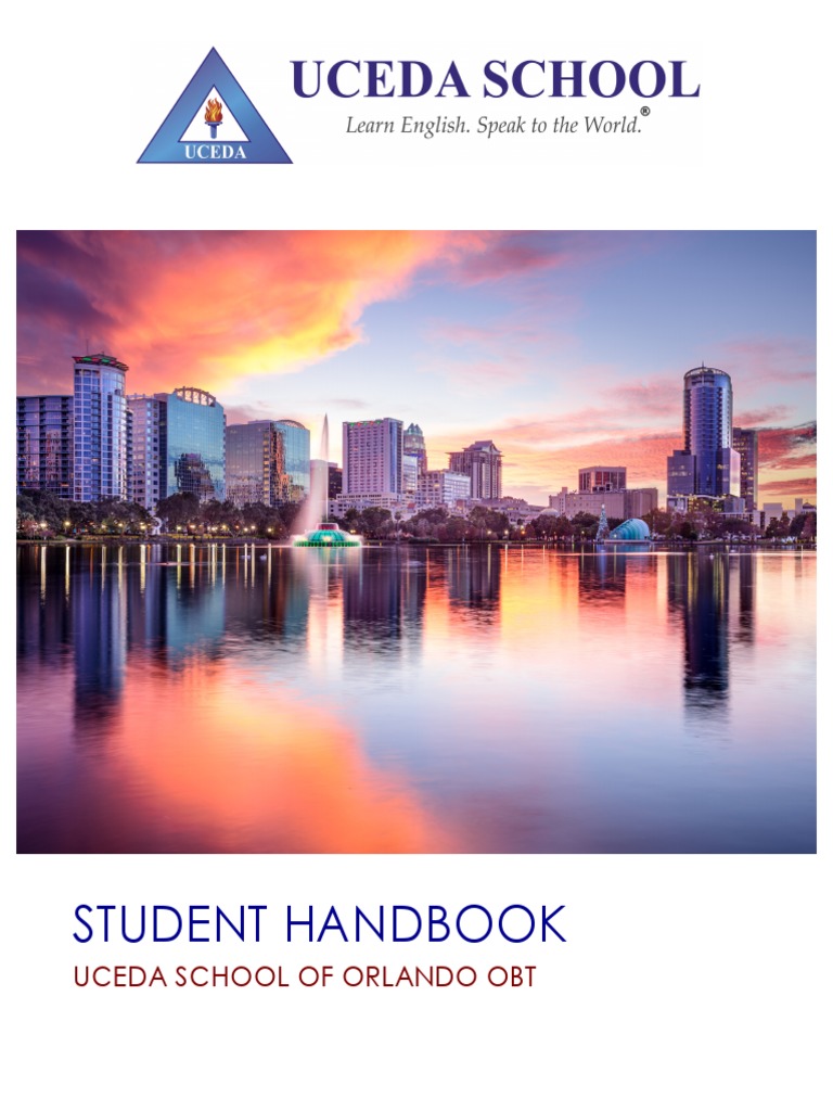 Student Handbook Orlando OBT | PDF | Travel Visa | English As A Second ...