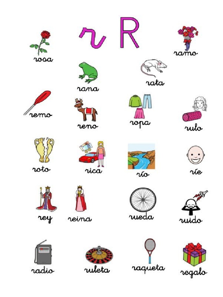 Lamina Letra R | PDF