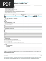 SAFA Player Medical Form - 2021 | PDF