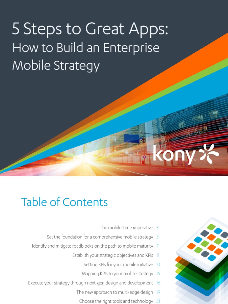 5 Steps To Great Apps How To Build An Enterprise Mobile Strategy | PDF ...