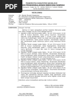 Contoh Format Risalah - Notulen Rapat KM 41-2021 Sampel | PDF