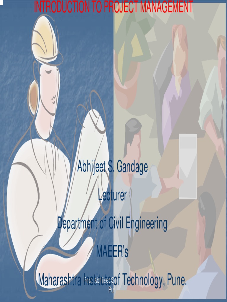 Introduction To Project Management | PDF | Project Management | Architect