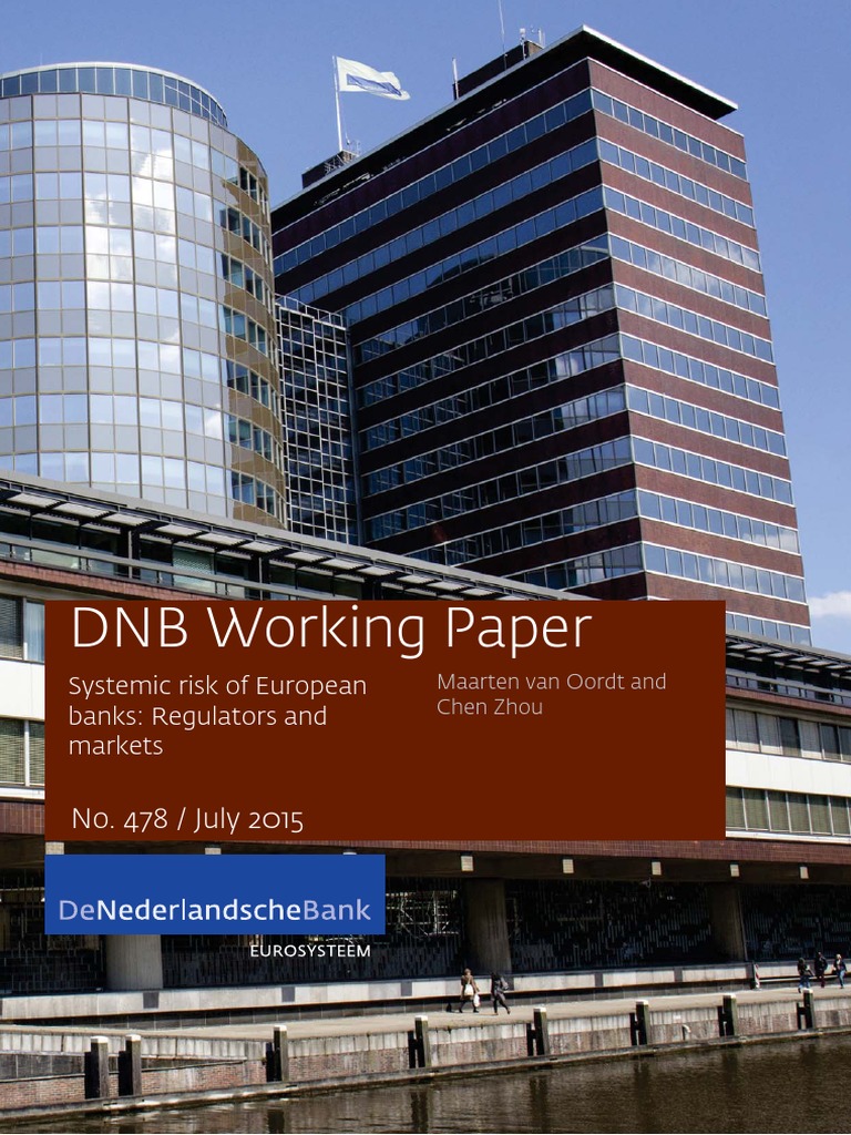 Systemic Risk of European Banks - Regulators and Markets | PDF ...