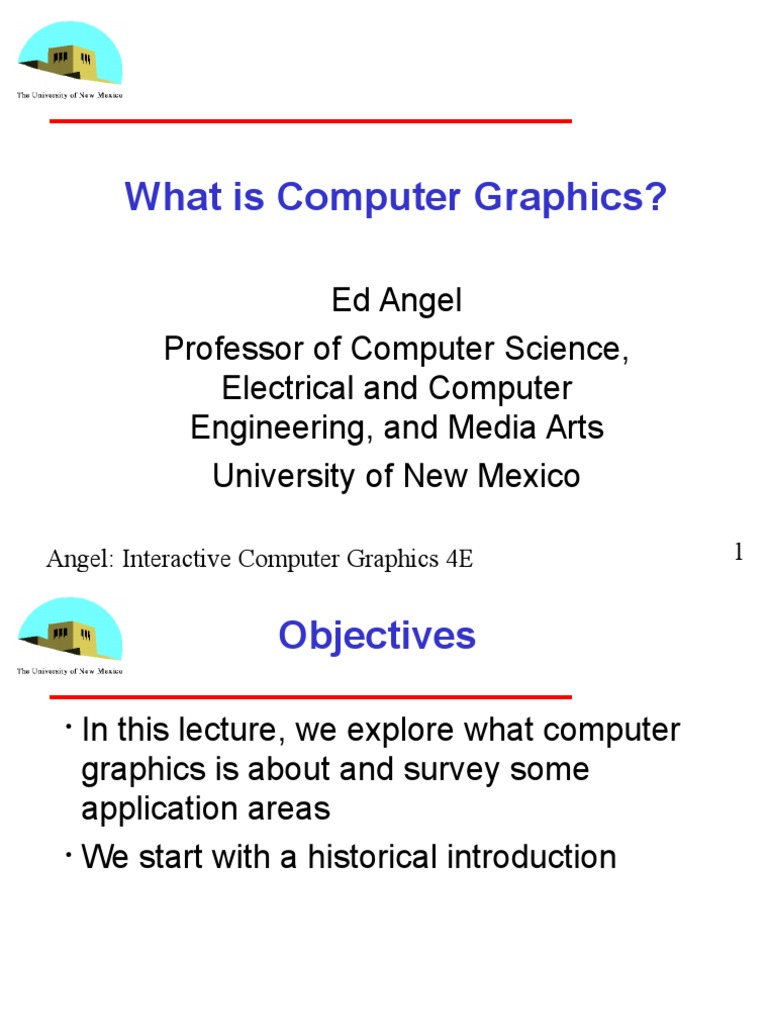 What Is Computer Graphics? | PDF | Computer Graphics | Personal Computers