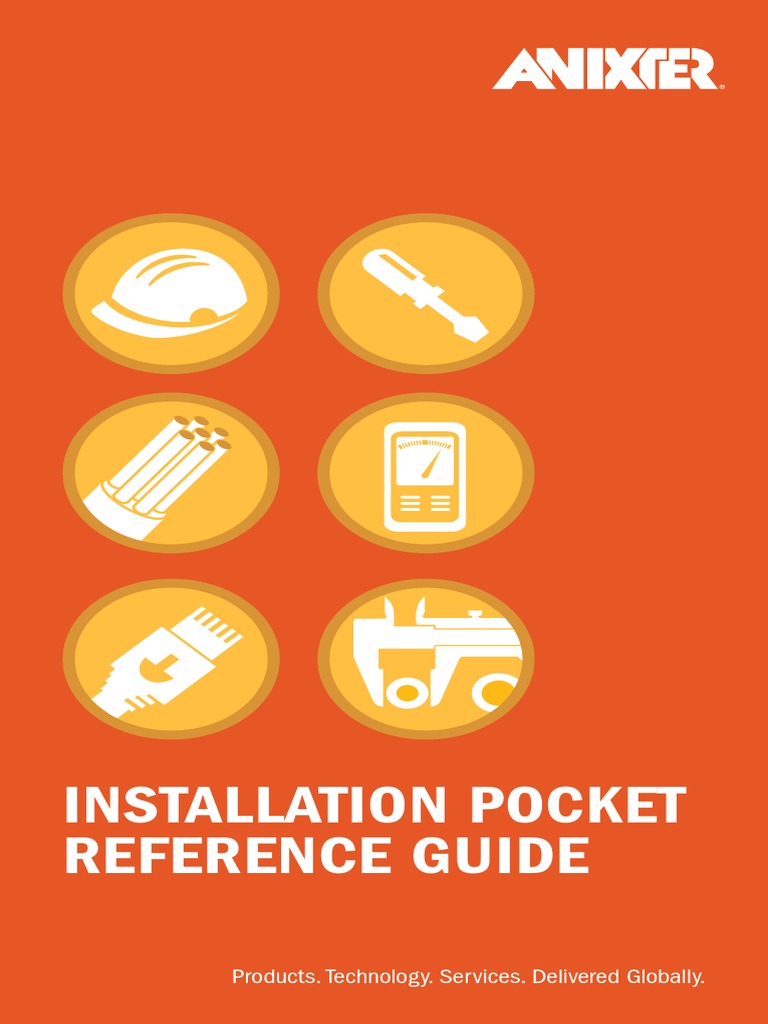 Anixter Installation Pocket Reference Guide en | PDF | Coaxial Cable ...