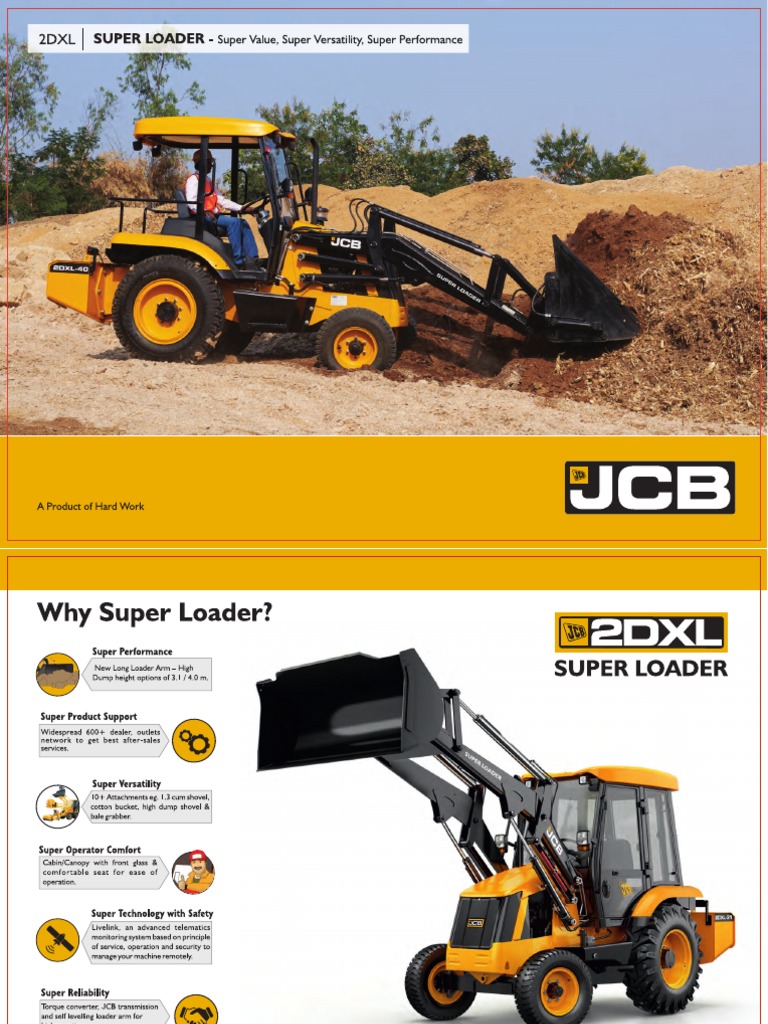 2DXL Super Loader Brochure | PDF | Loader (Equipment) | Transmission ...