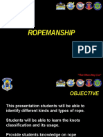 Basic Ropemanship | PDF | Knot | Rope