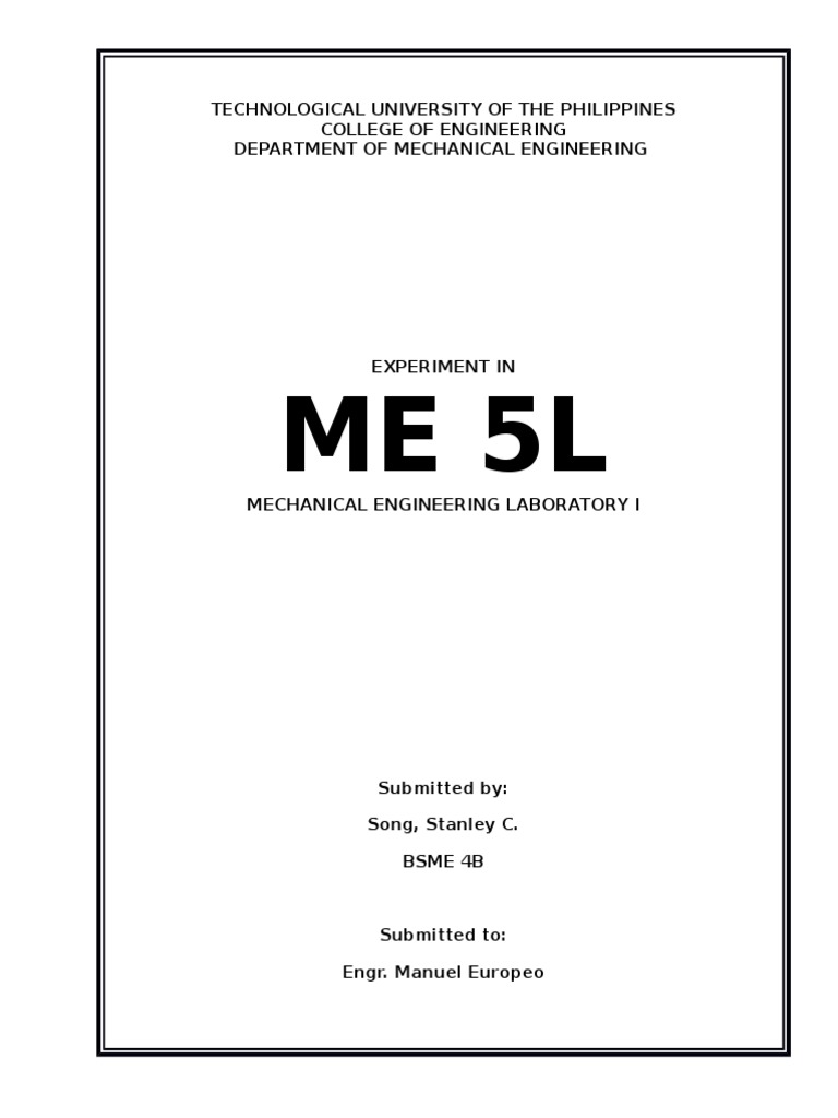 ME Lab Format | PDF | Thermometer | Atmospheric Thermodynamics