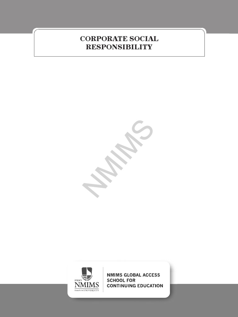 Corporate Social Responsibility | PDF | Corporate Social Responsibility ...