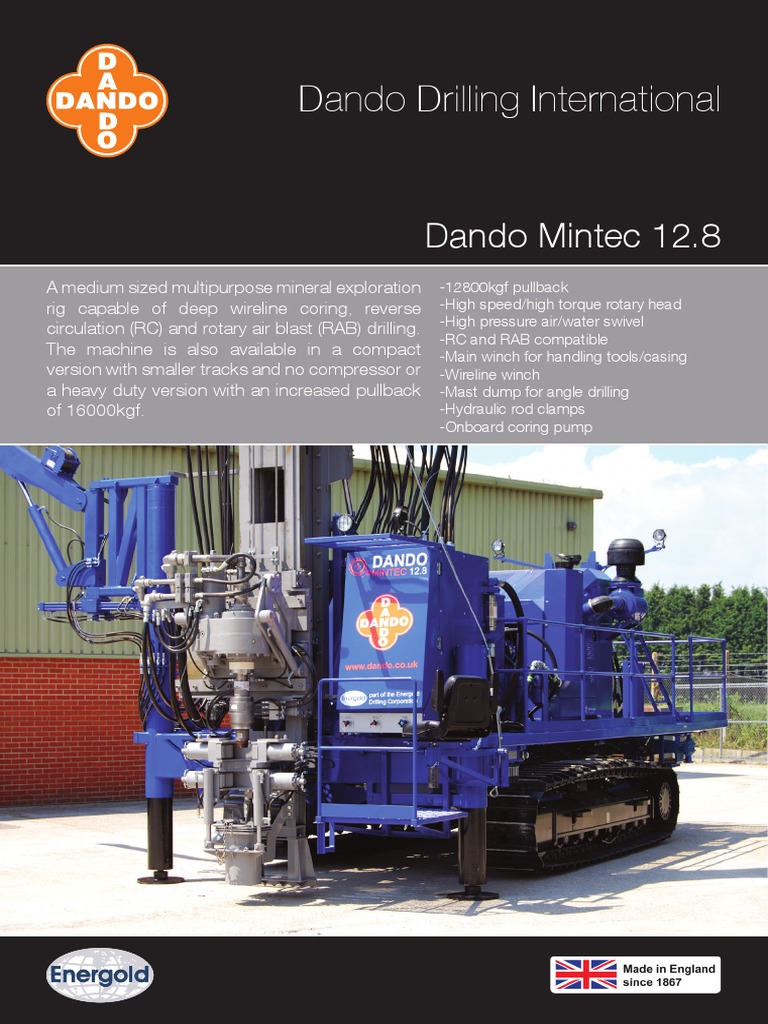 dando mintec 12 8 | Drilling Rig | Drill