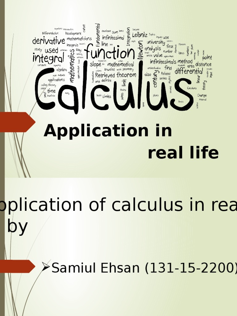 Calculus in Real Life | PDF