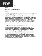 Ukara Tanduk Lan Ukara Tanggap | PDF