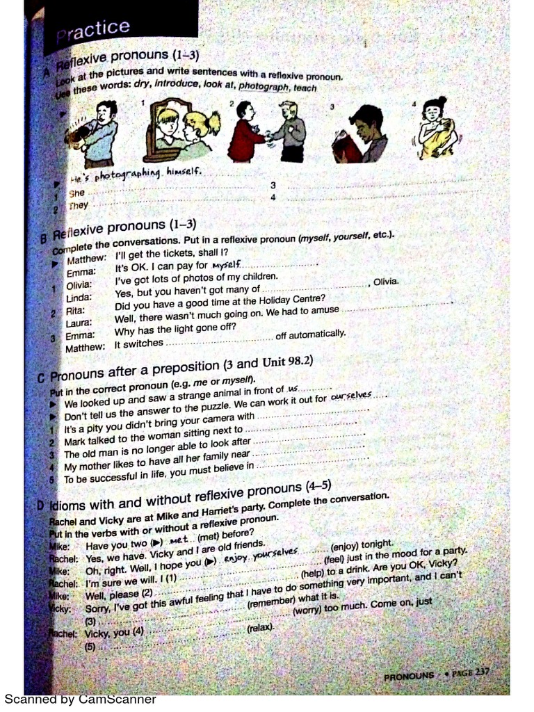 Reflexive Pronouns | PDF | Grammatical Number