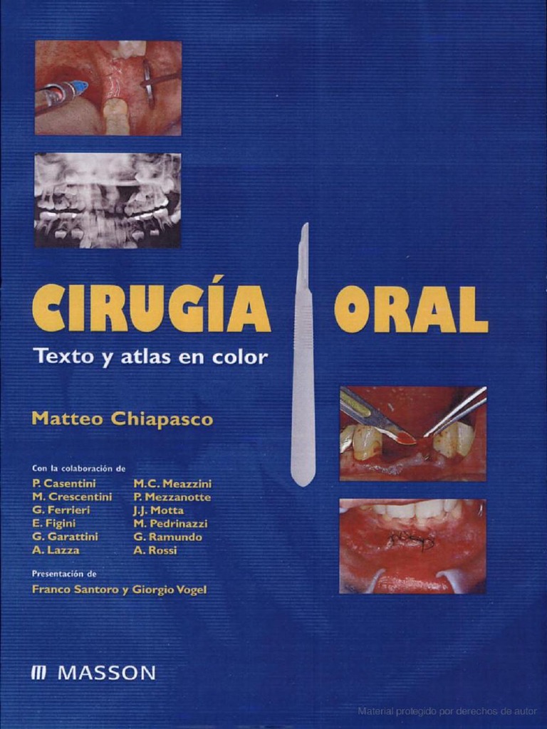 Chiapasco Matteo - Cirugia Oral - Texto Y Atlas en Color | PDF
