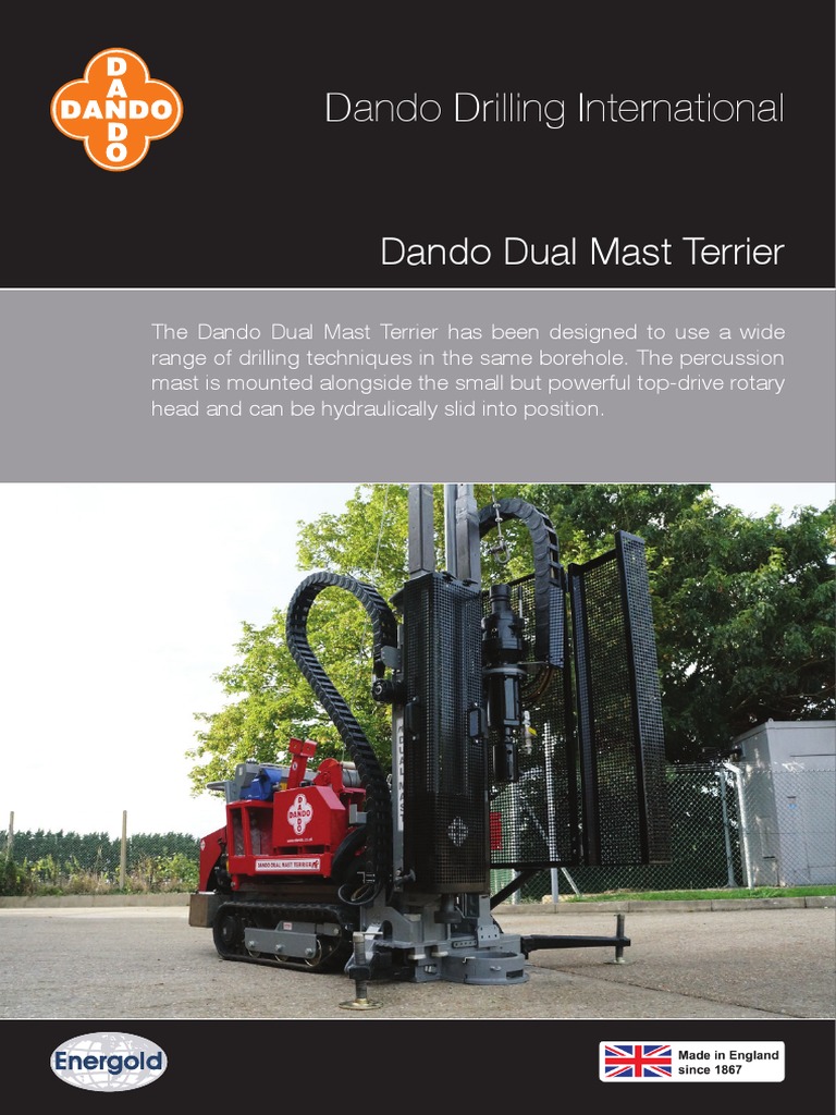 Dando Dual Mast Terrier | PDF | Drilling Rig | Manufactured Goods