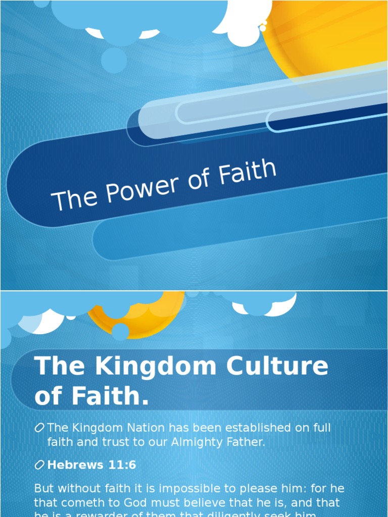 Power of Faith | PDF | Faith | Salvation