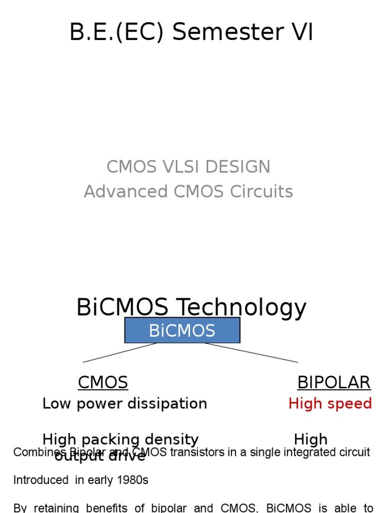 Advanced CMOS Circuits | PDF | Cmos | Logic Gate