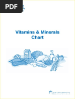 RDA Chart for Infants and Children | PDF | Vitamin | Magnesium