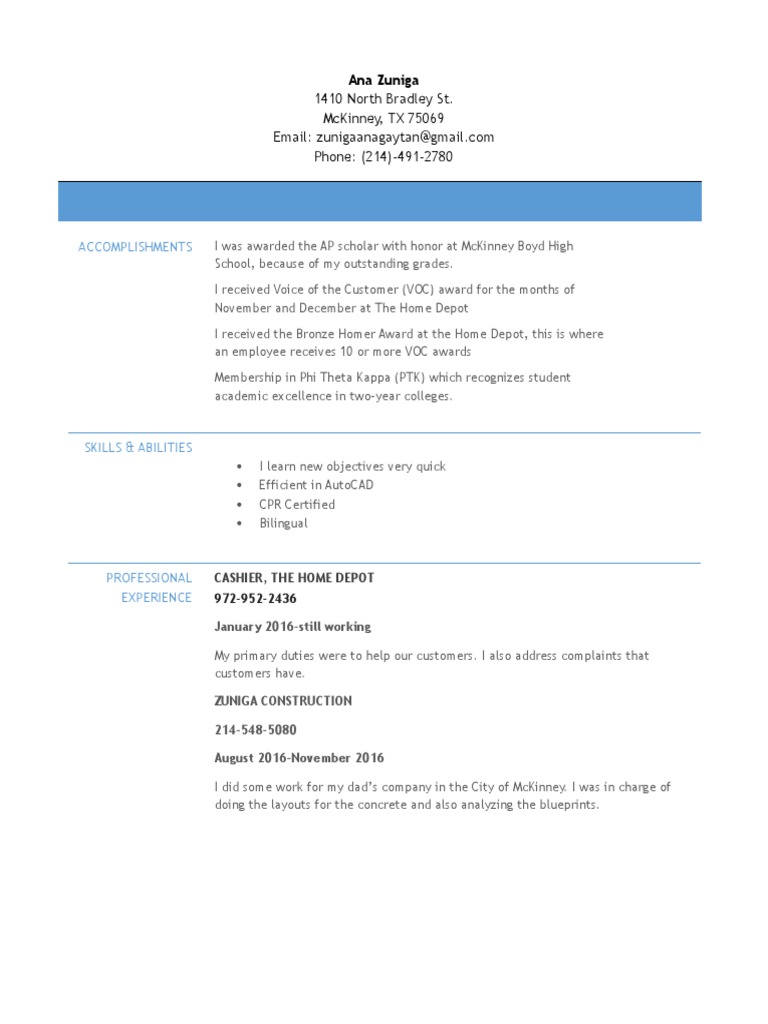 Zuniga Ana-Resume | PDF