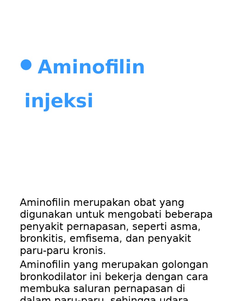 Aminofilin | PDF