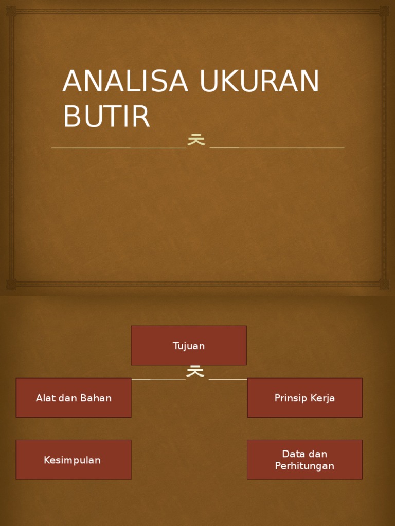 Analisa Ukuran Butir | PDF