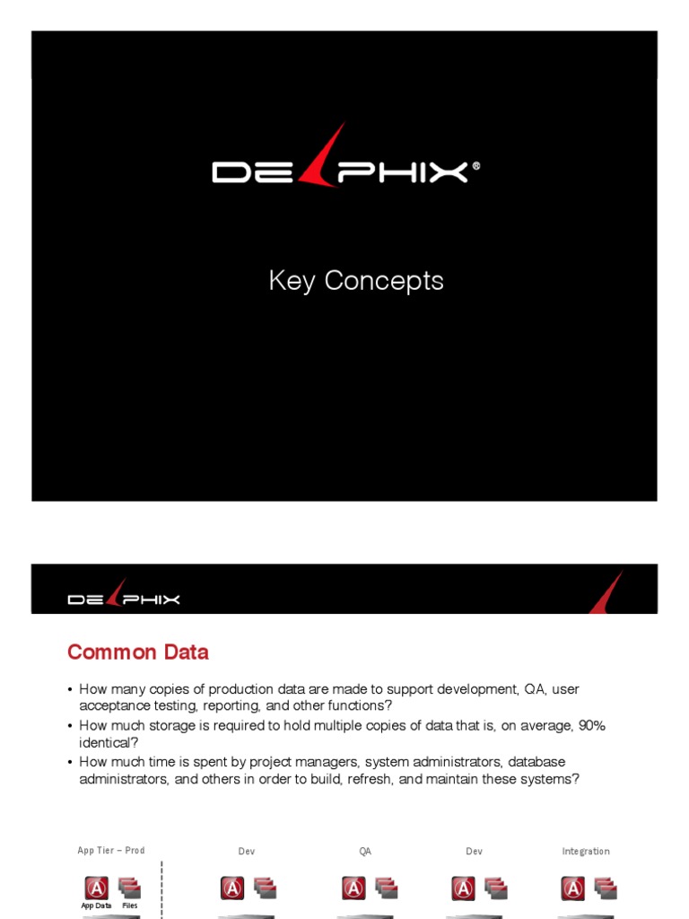 Delphix Basic Concepts | PDF | Oracle Database | Databases