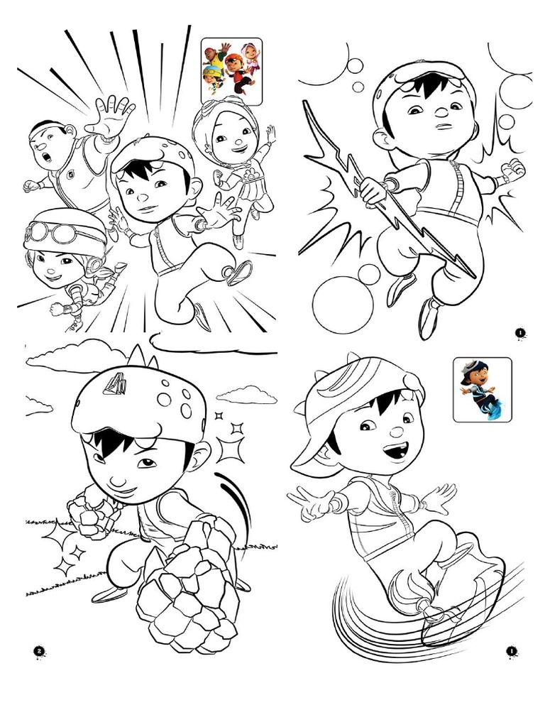 Mewarnai Boboiboy | PDF