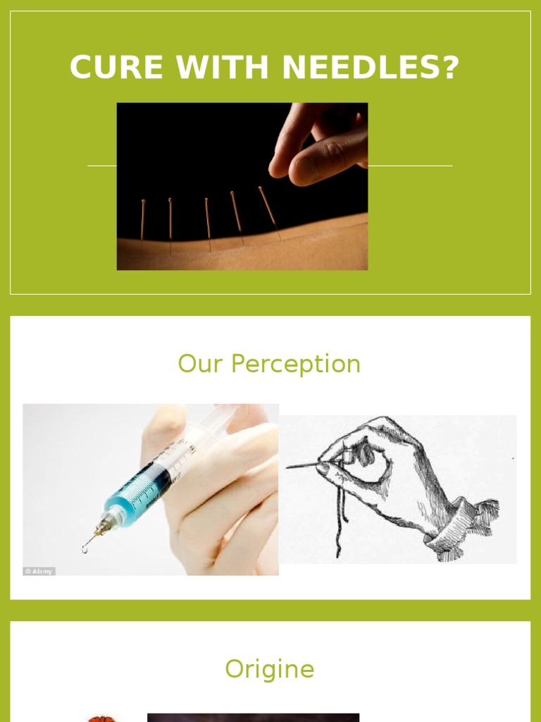 Cure With Needles | PDF