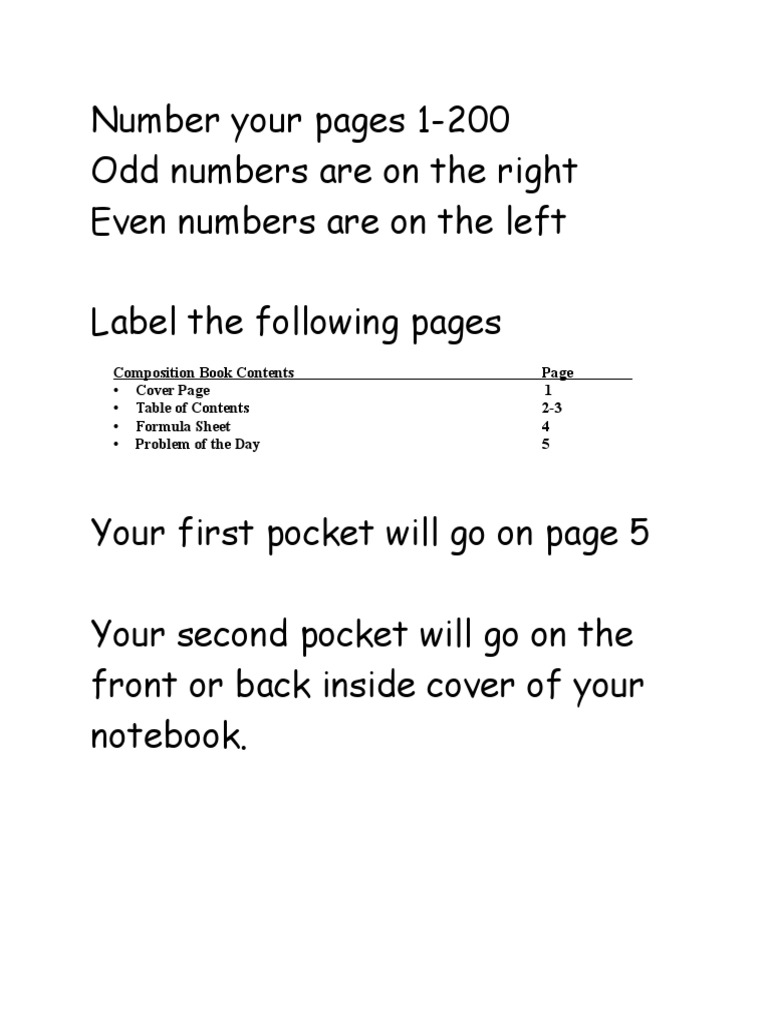 Interactive Notebook Setup | PDF