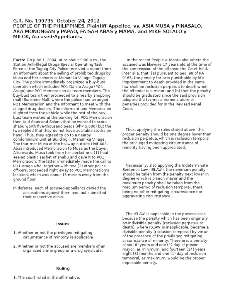 Special Criminal Laws - Case Digests | PDF | Crime & Violence | Crime Thriller