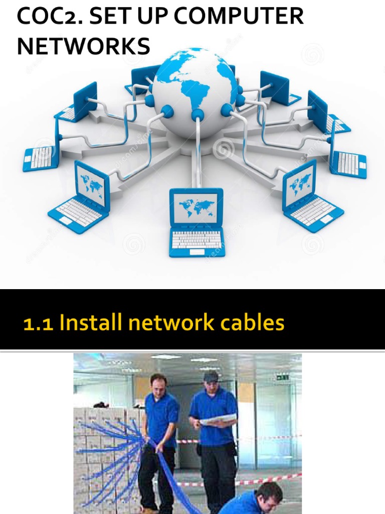 2 COC2.1 Install Network Cables | PDF | Cable | Electrical Connector